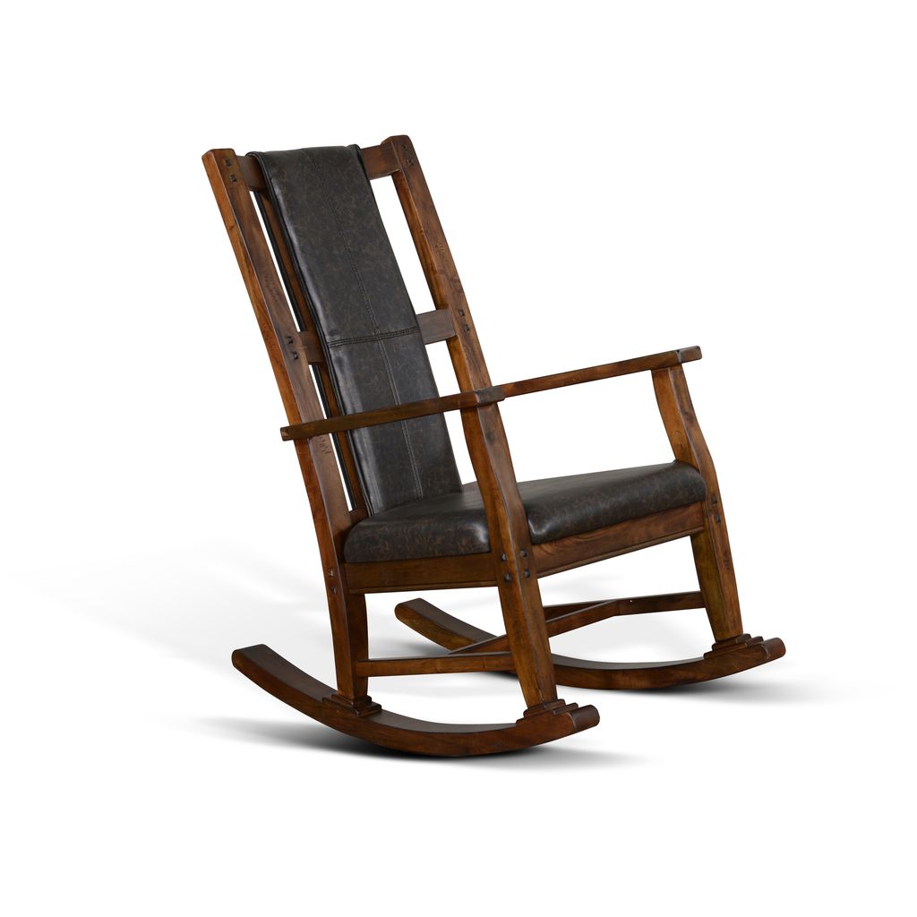 Sunny Designs Rocker with Cushion Seat & Back – ADDCO Electric Fireplaces